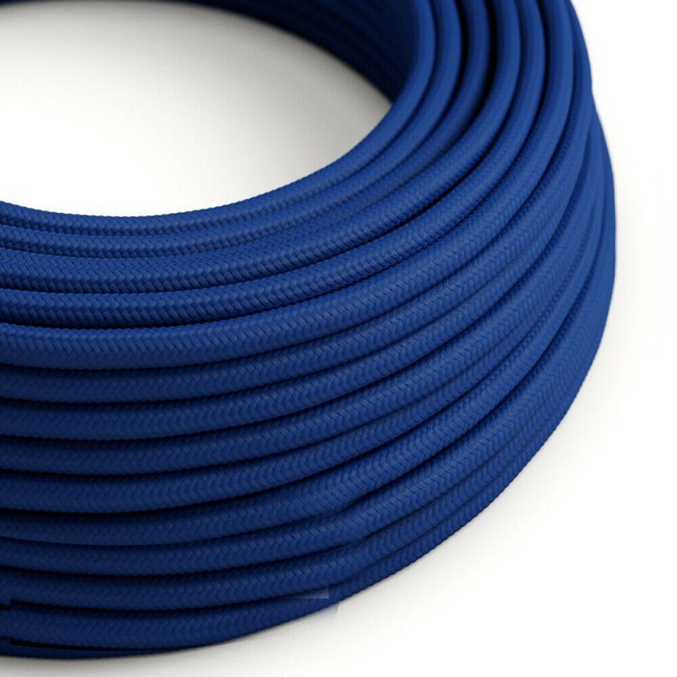 Vintage 3 Core Braided Fabric Lighting Cable Flex Wire 10M Coloured ...