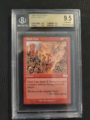 Magic the Gathering: Urza's Saga Fault Line BGS 9.5 Quad | eBay