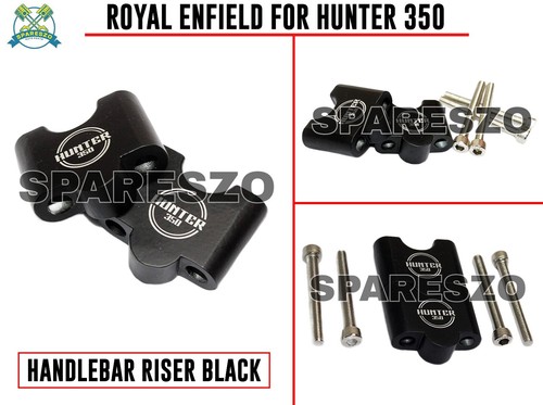 Royal Enfield Hunter 350 "HANDLEBAR RISER, BLACK" - Express Shipping ...