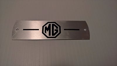 rocker valve cover MG PLATE mga mgb mgc gt midget aluminium badge ...