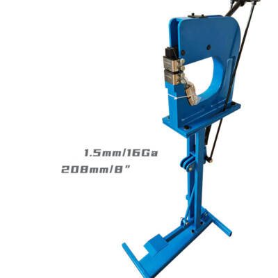 Foot operated metal stretching and shrinking edge pressing machine ...