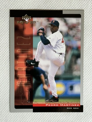 2001 Upper Deck MVP Pedro Martinez #90 Baseball Card Boston Red Sox HOF ...