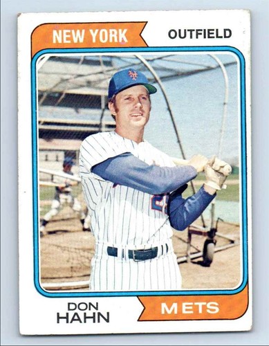 1974 Topps Don Hahn New York Mets #291 | eBay