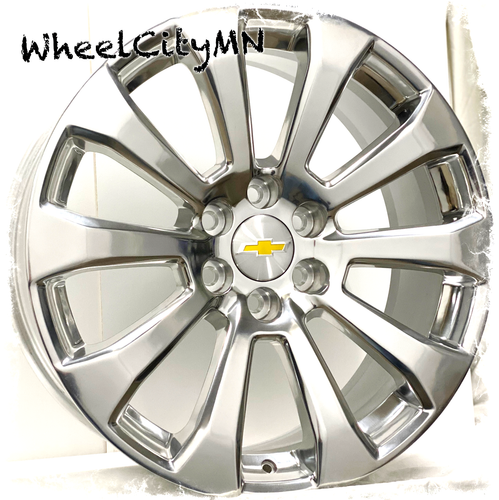 22" Polished OE 5922 Replica High Country Wheels fits 2023 Chevy ...