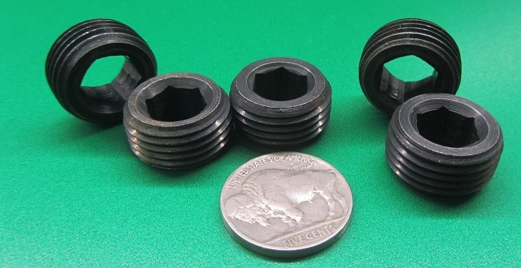 Black Oxide Hollow Jam Set Screws, 1"-8 x 1/2" Height, 5 Pieces | eBay
