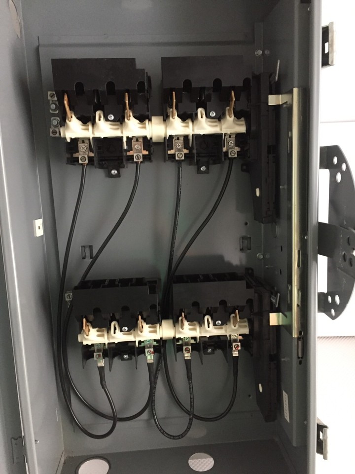 SQUARE D DTU462 60 AMP 600 VOLT 3 PHASE DOUBLE THROW TRANSFER SWITCH..D ...