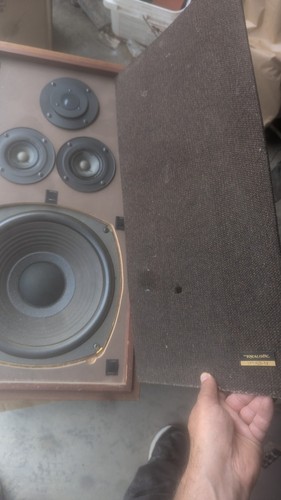 VTG Realistic Optimus 5B Floor Speaker 3-Way Loudspeaker Wood Veneer ...