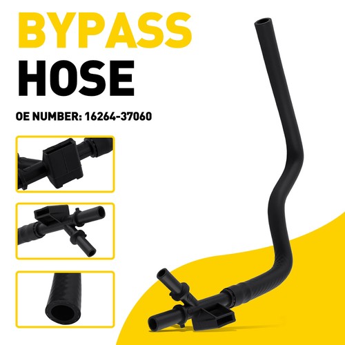 Black Radiator Bypass Hose Water Valve For 2010-2013 Toyota Prius ...
