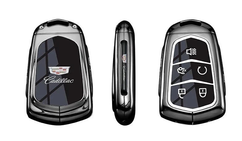 Remote Key Fob Cover Case for Cadillac CT4 CT5 ATS XT5 XT6 Shell with ...