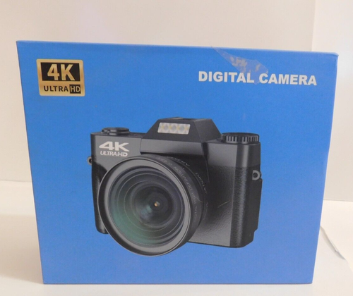 4K Ultra HD 56MP Vlogging Camera 3' Screen 16X Zoom 32GB Card 2 ...