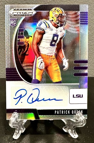 2020 Prizm Draft PATRICK QUEEN Auto Rookie Silver RC🔥LSU Baltimore ...