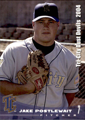 2004 Tri-City Dust Devils #17 Jake Postlewait Corvalis Oregon OR ...