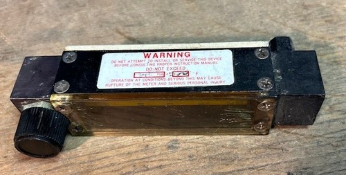 Brooks Instrument Sho-Rate Flow Meter, Tube Size R-2-65 | eBay