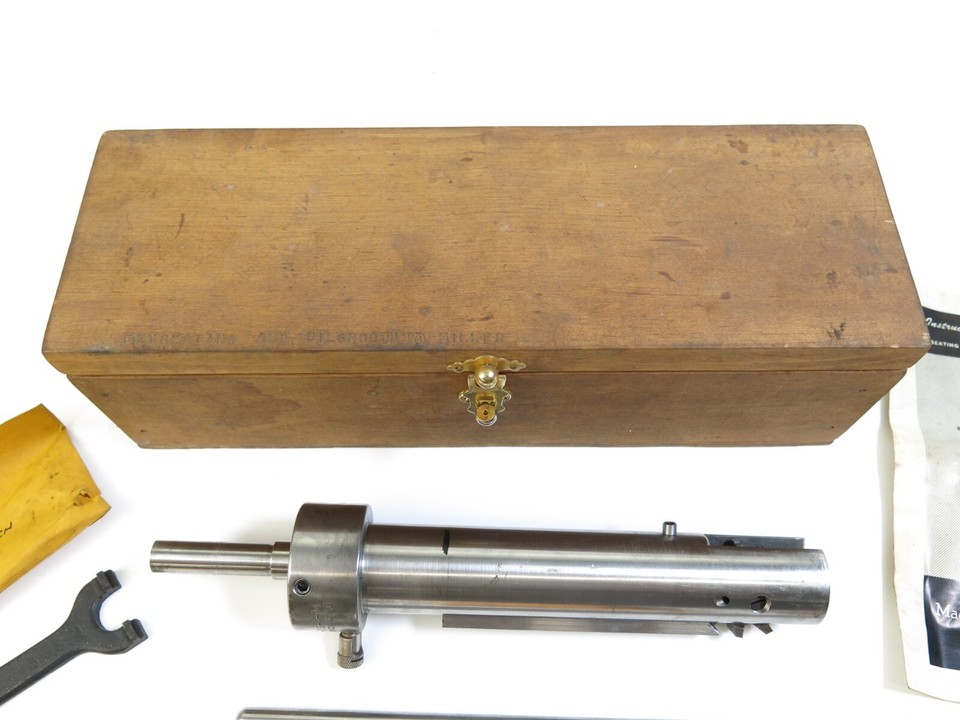 National Machine Tool Keyseater Rotary Broach Keyway Cutter w/ Case and ...