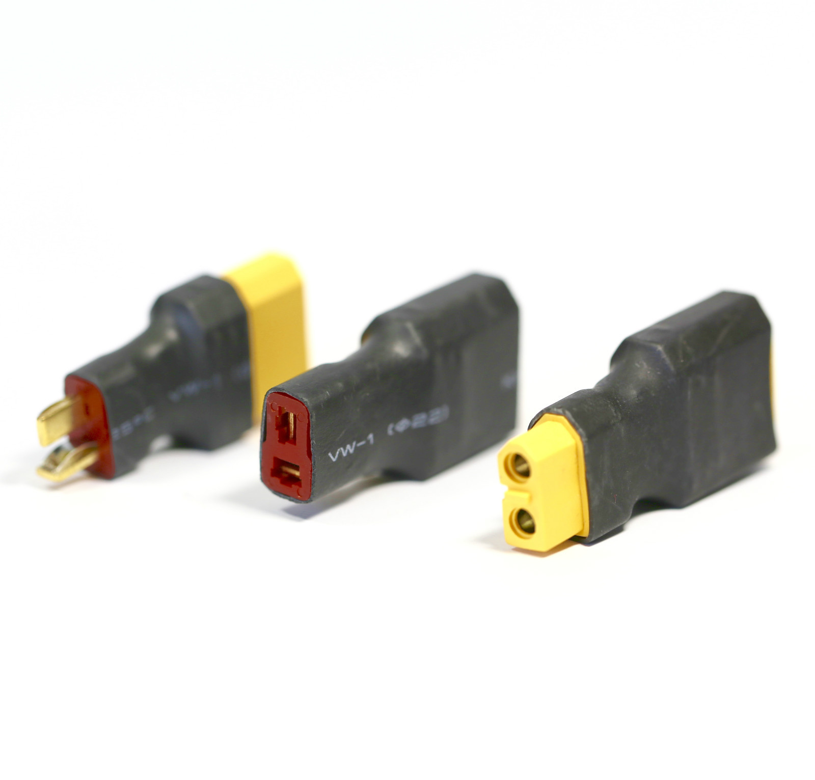 3x Stück XT90 Adapter auf T-Dean XT60 Stecker T-Plug Buchse Female Lipo ...