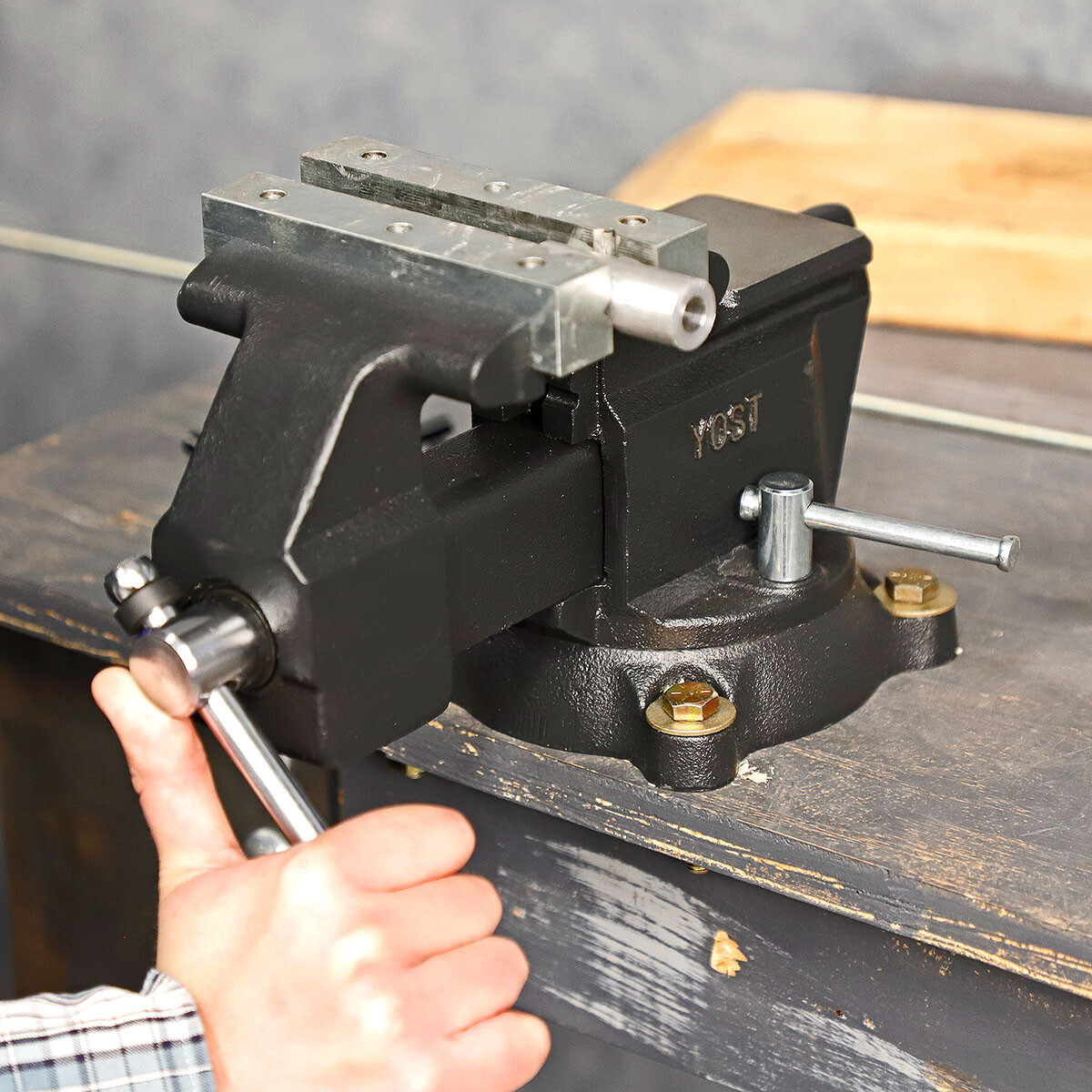 Yost MV-5 Multipurpose 5 Inch Wide Jaw Homeowners Bench Vise | eBay