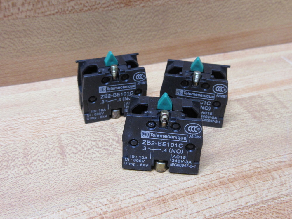 Telemecanique ZB2-BE101C Contact ZB2BE101C (Pack of 3) | eBay