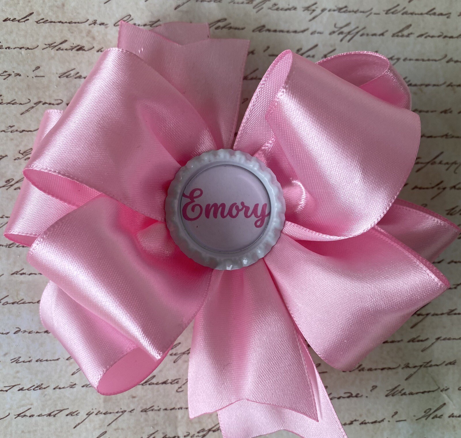 Personalized Name Or Initials 5” Hair Bow, Alphabet, back to school ...