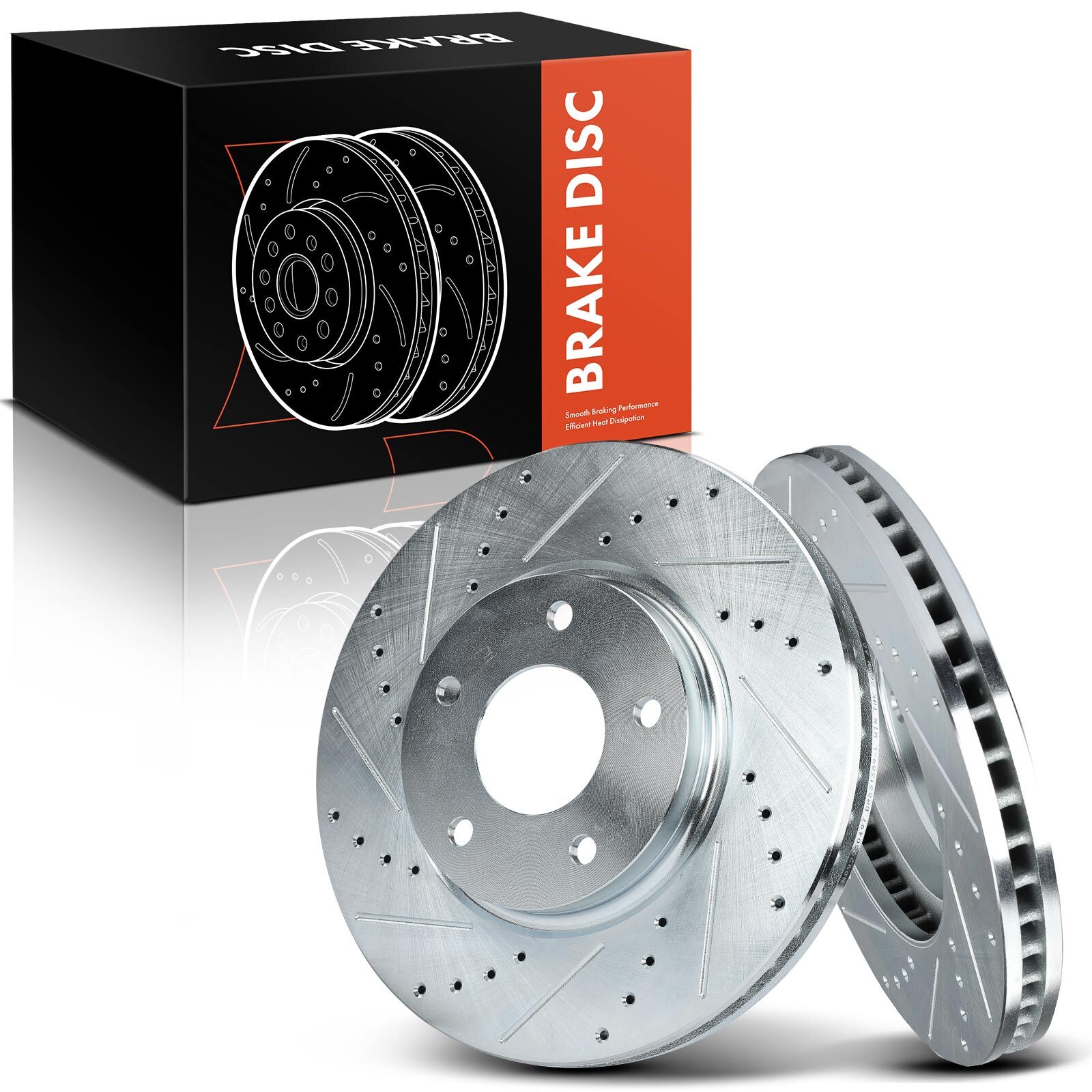 Drilled Brake Rotors for INFINITI M45 2003-2004 Q45 2002-2006 Nissan ...