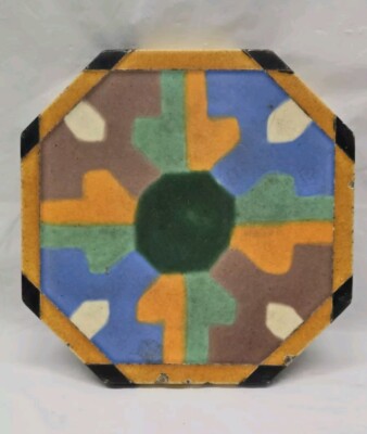 Matawana Tile Co. Art Tile Art deco Design 1930s Art Tile Trivet 6.5 ...