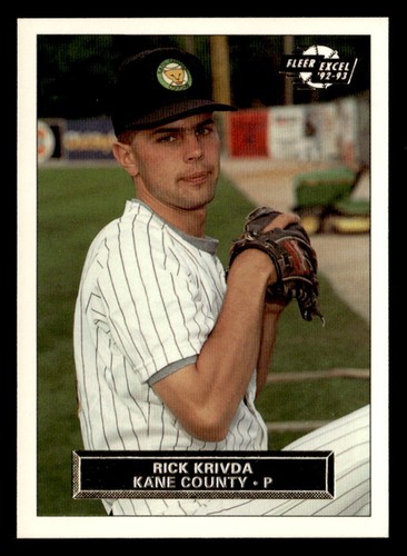 Rick Krivda 1992 Fleer Excel Card #124 Kane County | eBay