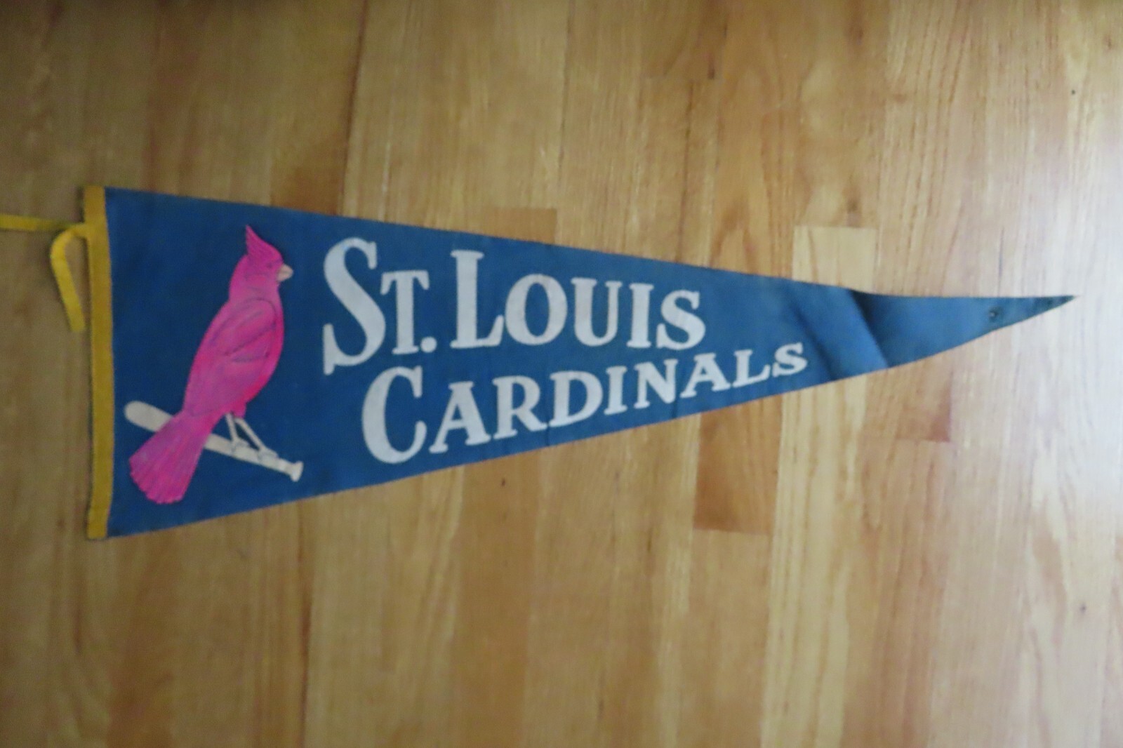Vintage 1960's ST LOUIS CARDINALS 30" Pennant w/ Tassels LOU BROCK BOB ...