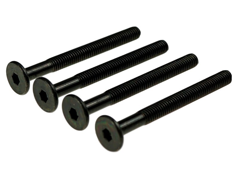M6 Furniture Joint Connector Bolts & Sleeve Nuts Allen Key Flat Head ...