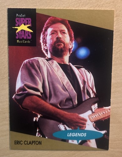 Eric Clapton GOLD LEGENDS Superstars Musicards Card #3, 1991 Pro Set | eBay