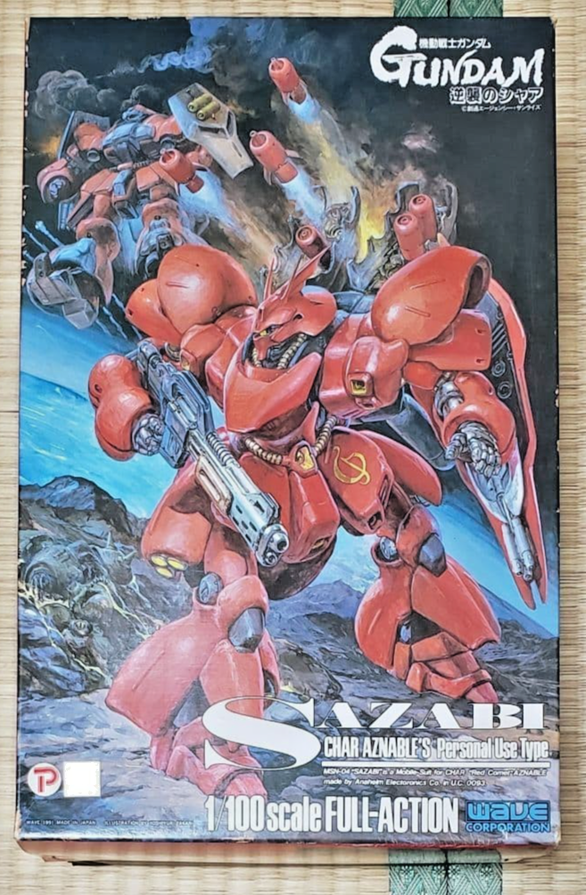1/100 MSN-04 Gundam Char’s Sazabi Mobile Suit Counterattack Series ...