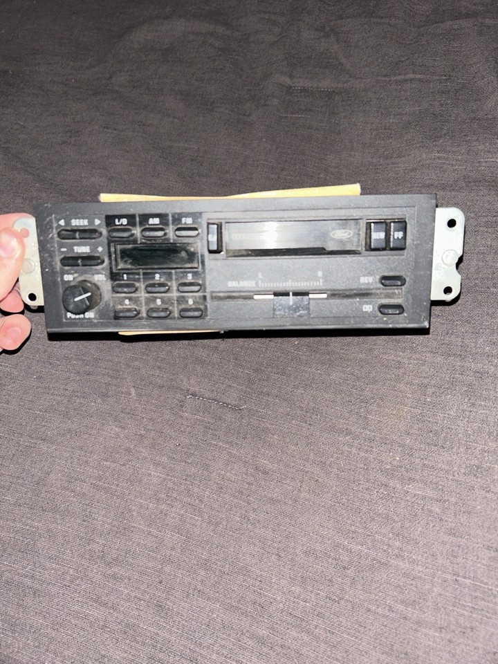 Vintage Ford OEM AM/FM Cassette Radio Stereo Head Unit Untested | eBay