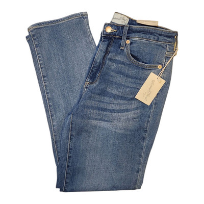 Universal Thread Jeans Womens Size 4 Blue High-Rise Slim Straight ...