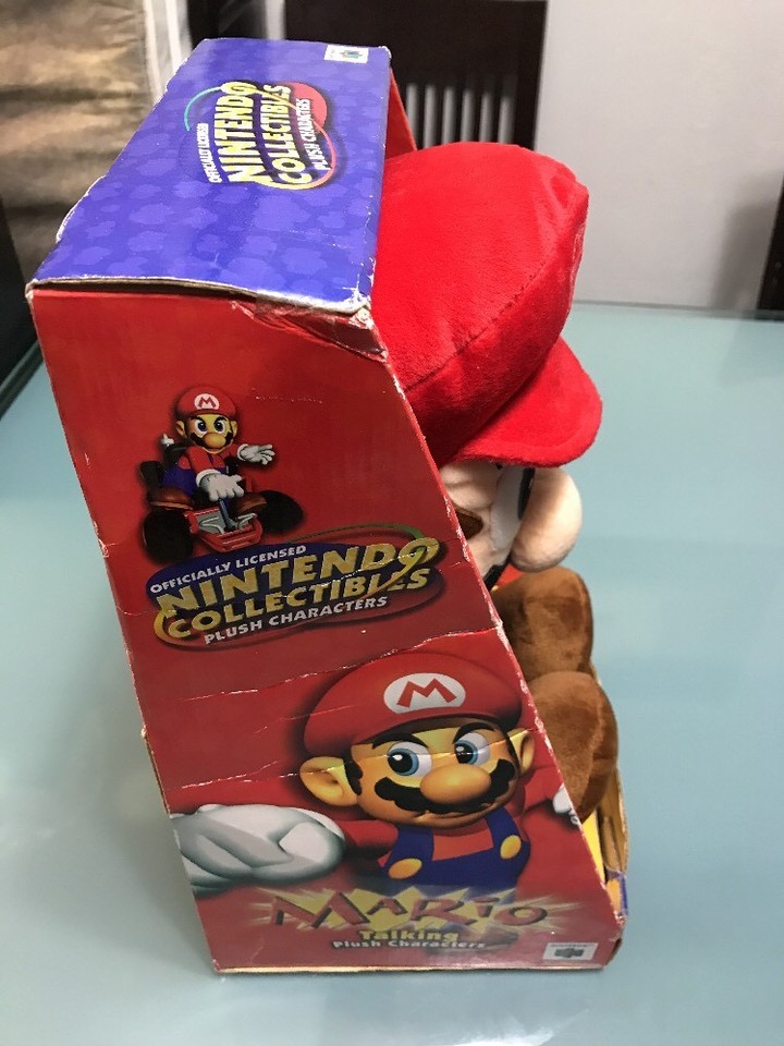 Nintendo Collectibles N64 Talking Mario Plush Characters 15” 1998 Ultra ...