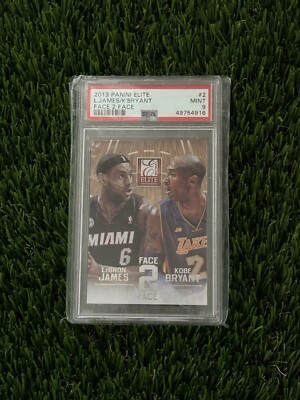 2013 LeBron James Kobe Bryant Panini Elite Face 2 Face PSA 9 🔥 RARE | eBay