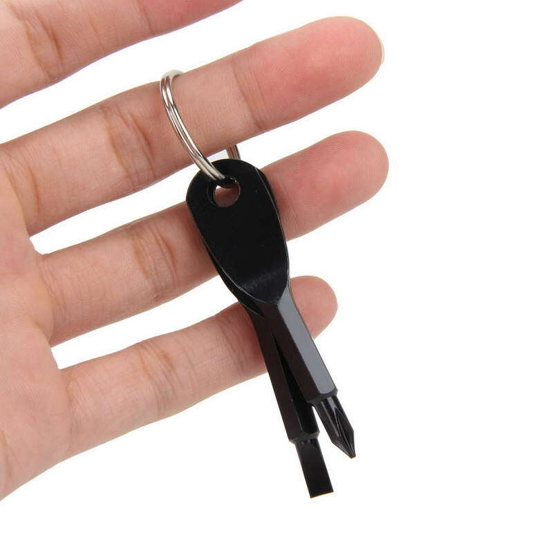 Portable Multifunction Key Chain Screwdriver Set Tool Travel Kits with ...