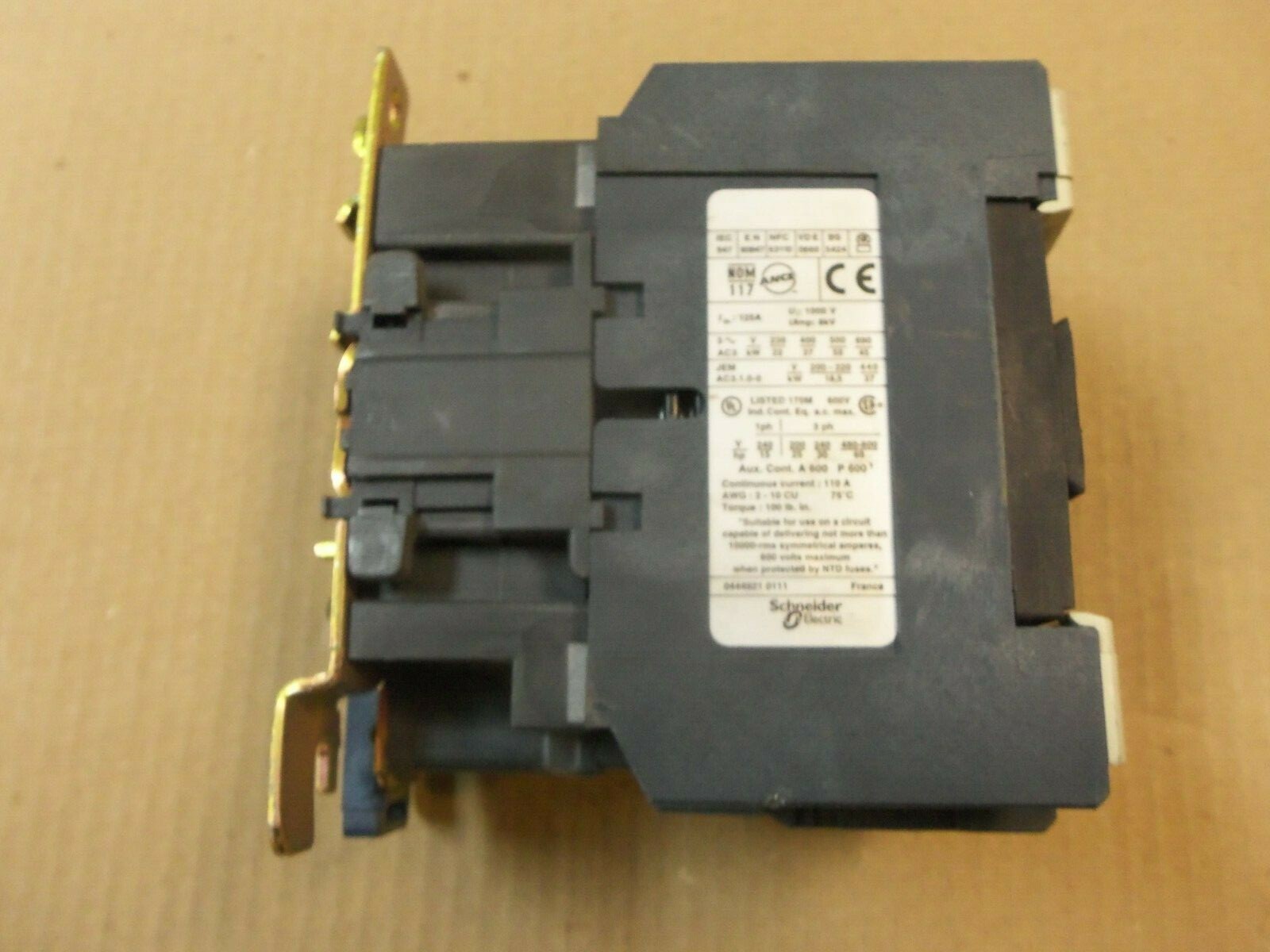 Schneider Telemecanique LC1D8011 contactor | eBay