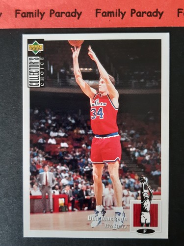Upper Deck NBA Basketball 95-96 Stickers Don MacLean 207 Washington ...