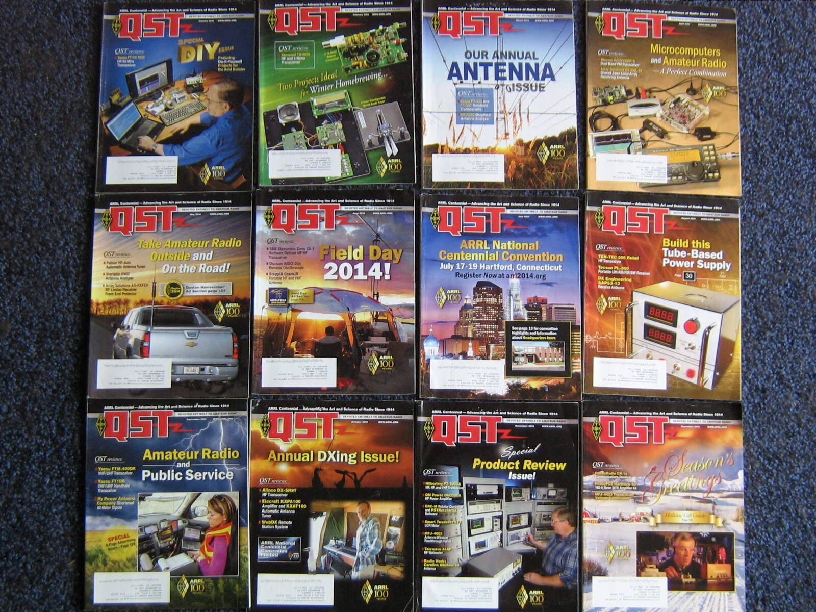 QST Magazines - 2014 - 12 Issues - January through December - ARRL | eBay