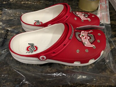 NEW Mens Crocs Ohio State Buckeyes Clogs, size 9 shoes | eBay