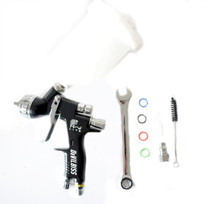 Devilbiss Gti Pro LITE TE20 1.8 mm 600 ml Cup Paint Gun Gravity Spray ...