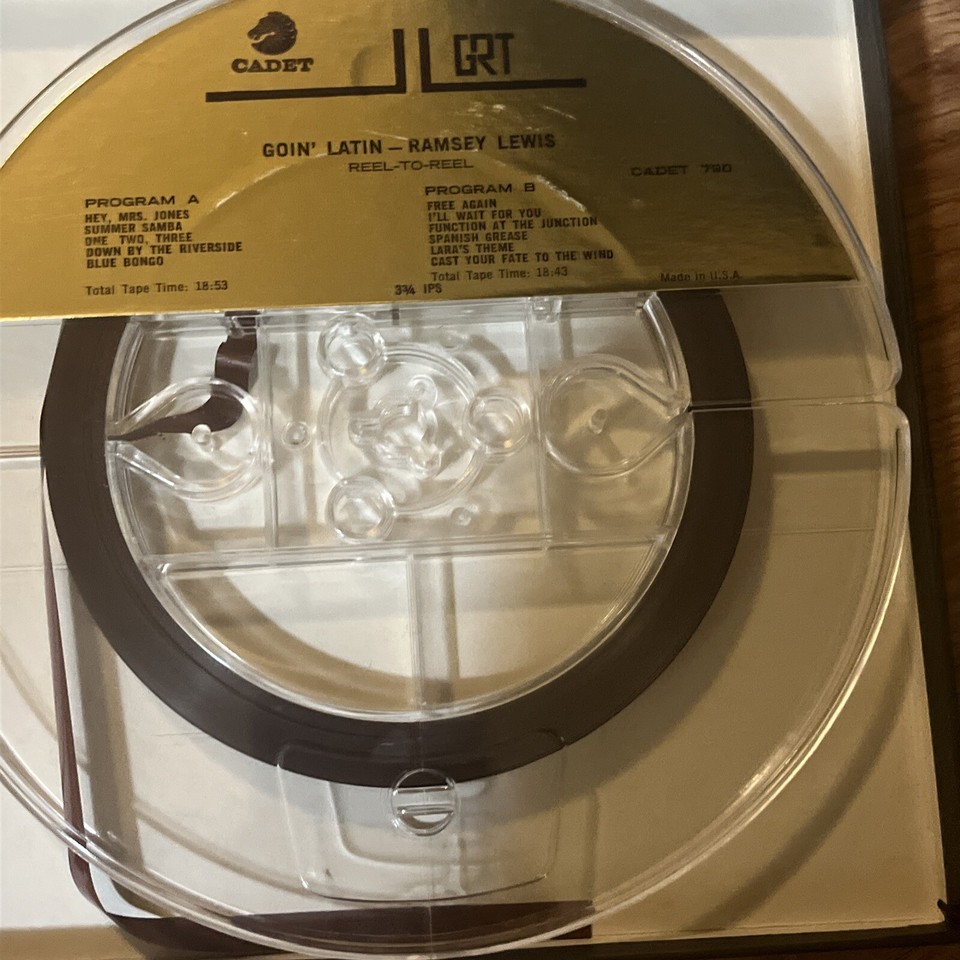 Ramsey Lewis Goin' Latin Reel Tape 3-3/4ips | eBay