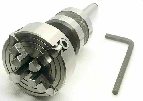 Live center MT2 shank + 4 jaws Self-centering 65 mm... high quality ...