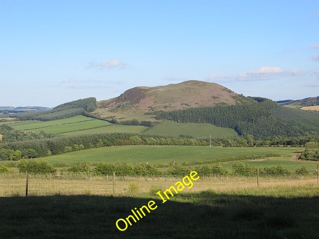 Photo 6x4 Black Hill of Earlston Earlston/NT5738 View from the edge of ...