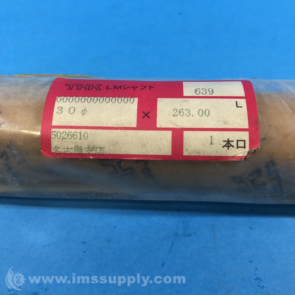 THK SF30(G'6)-263L Linear Bearing Rail, 263 mm Rail FNFP | eBay