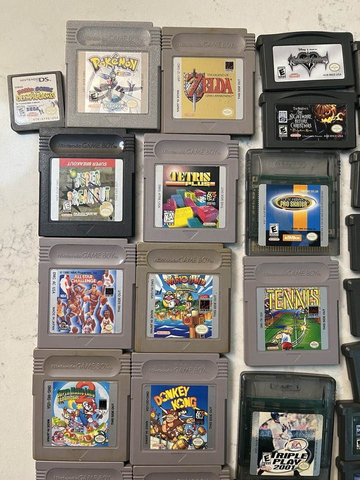 (53 Games) Gameboy Game Lot Pokemon Silver Zelda Donkey Kong Rayman | eBay