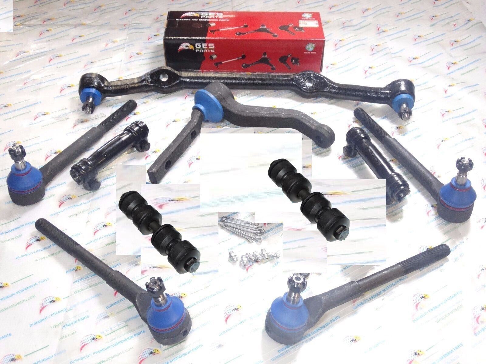 2WD Fits Chevy S10 Blazer Jimmy 10PCS Steering Kit ES2033 K5254 K6187T ...