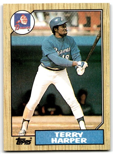 1987 Topps Baseball Card Terry Harper Atlanta Braves #49 | eBay