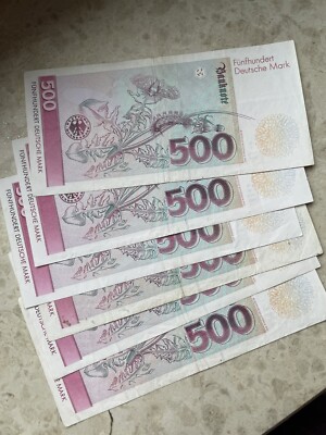 500 Deutsche Mark Scheine 1. August 1991 | eBay.de