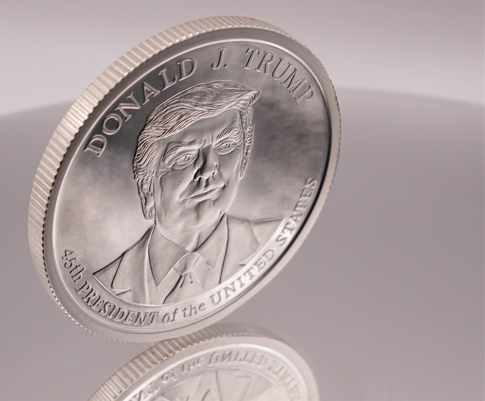 Vigilance Honor Courage Integrity Donald Trump 5oz 999 FINE Silver ...