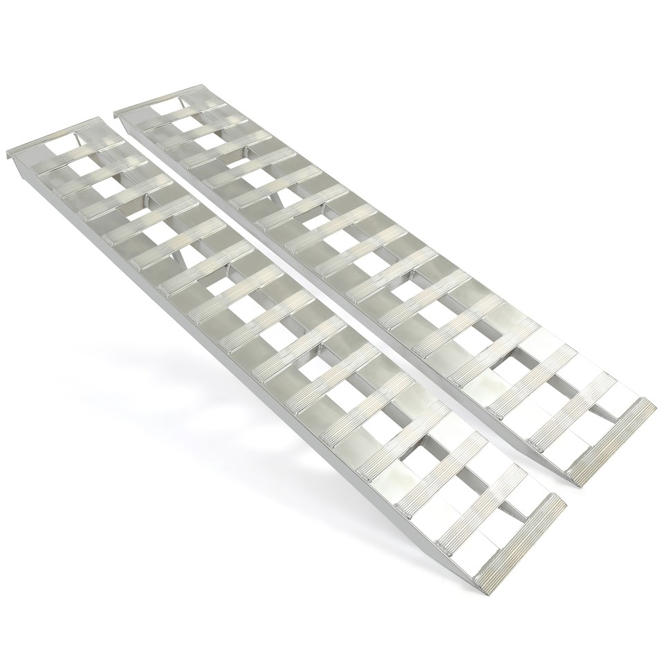60/72/80" Aluminum Ramps 6000-8500 LBS For Truck Car Auto Trailer Ramps ...