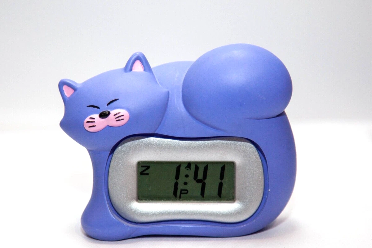 Purple Digital Clock